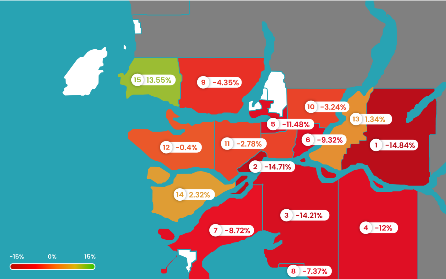 Full Effect Of Rising Rates Hitting Metro Vancouver Cities HouseSigma